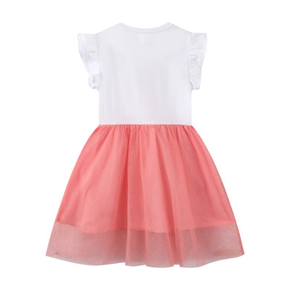 Tulle Skirt Toddler Birthday Dress Sleeveless Tutu Dresses for Toddler Girl 4t Summer Dress for Girl 4 Sleeveless Dress for Toddler Girls Size 4T(unicorn116, 4T)