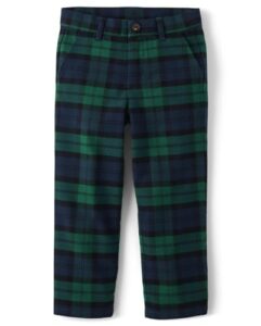 gymboree,and toddler dress pants,park green plaid,4t