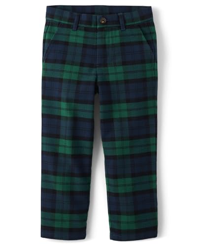 Gymboree,and Toddler Dress Pants,Park Green Plaid,4T