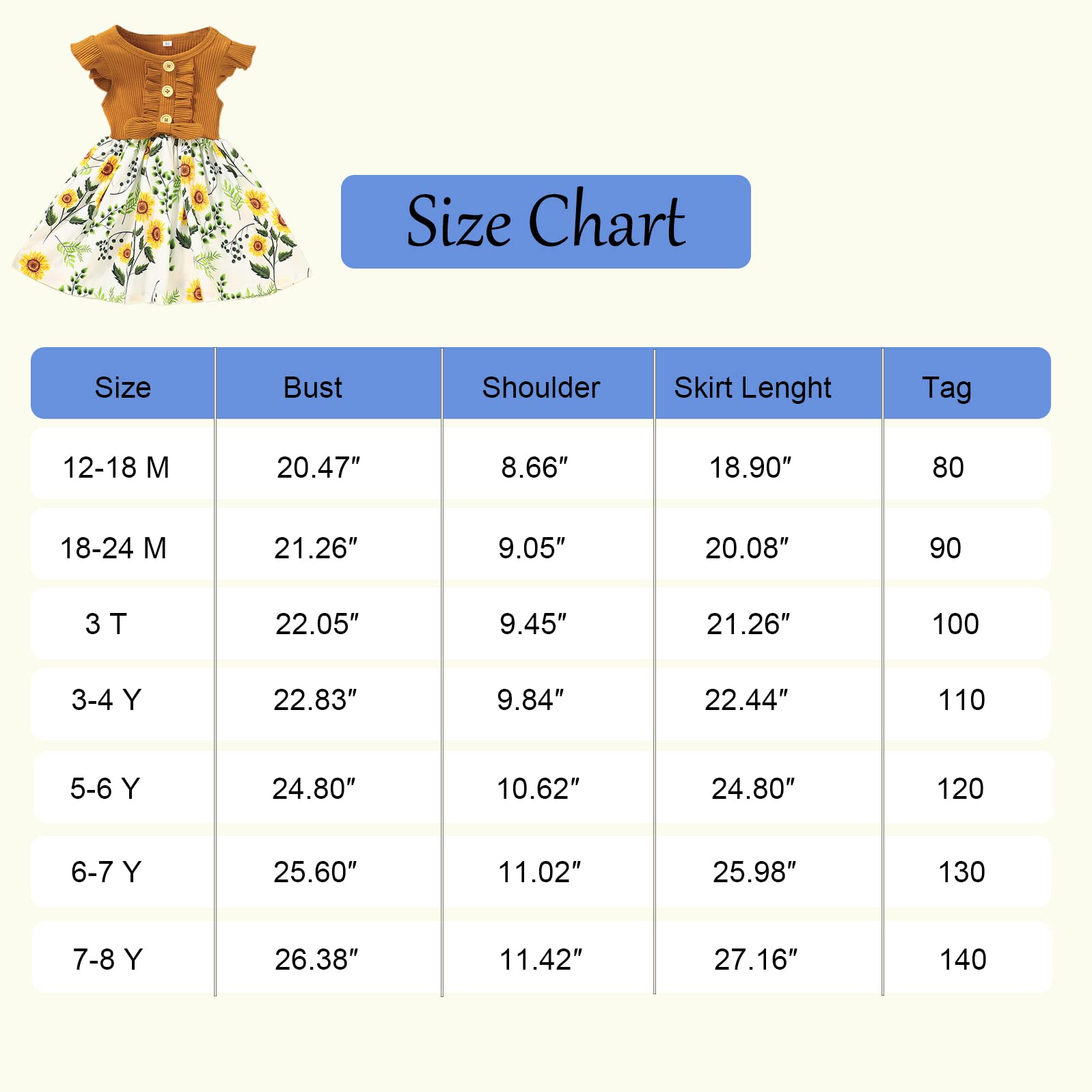 Little Girl Summer Dresses 4t Toddler Girl Casual Dresses 3t Little Girl Summer Dresses Stylish Crew Neck Dress Outfit 3T(green066, 100)