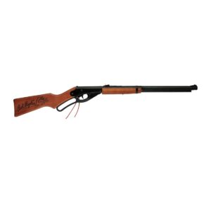 daisy outdoor products model 1938 red ryder bb gun, wood grain, overall length: 35.4 inch