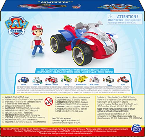 Paw Patrol, Ryder’s Rescue ATV Vehicle with Collectible Figure, for Kids Aged 3 and up