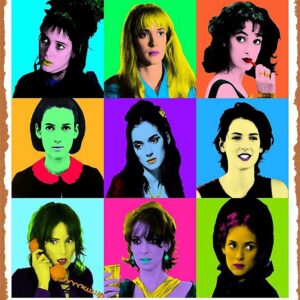 NIUMOWANG Metal Sign - Winona Forever - Everyone <3 Winona Ryder Tin Poster 12 X 8 Inches