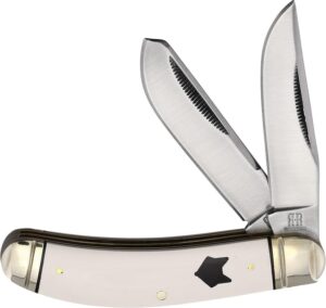 rough ryder sowbelly trapper white mic rr2310