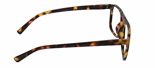 Peepers by PeeperSpecs mens Ryder Blue Light Blocking Reading Glasses, Tortoise, 54 mm US