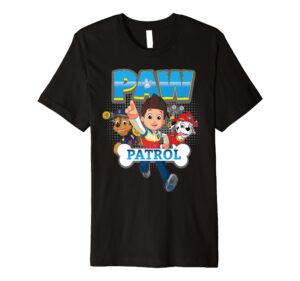 ryder paw patrol chase and marshall premium t-shirt