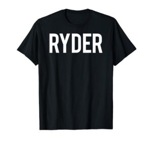 ryder t shirt - cool new funny name fan cheap gift tee