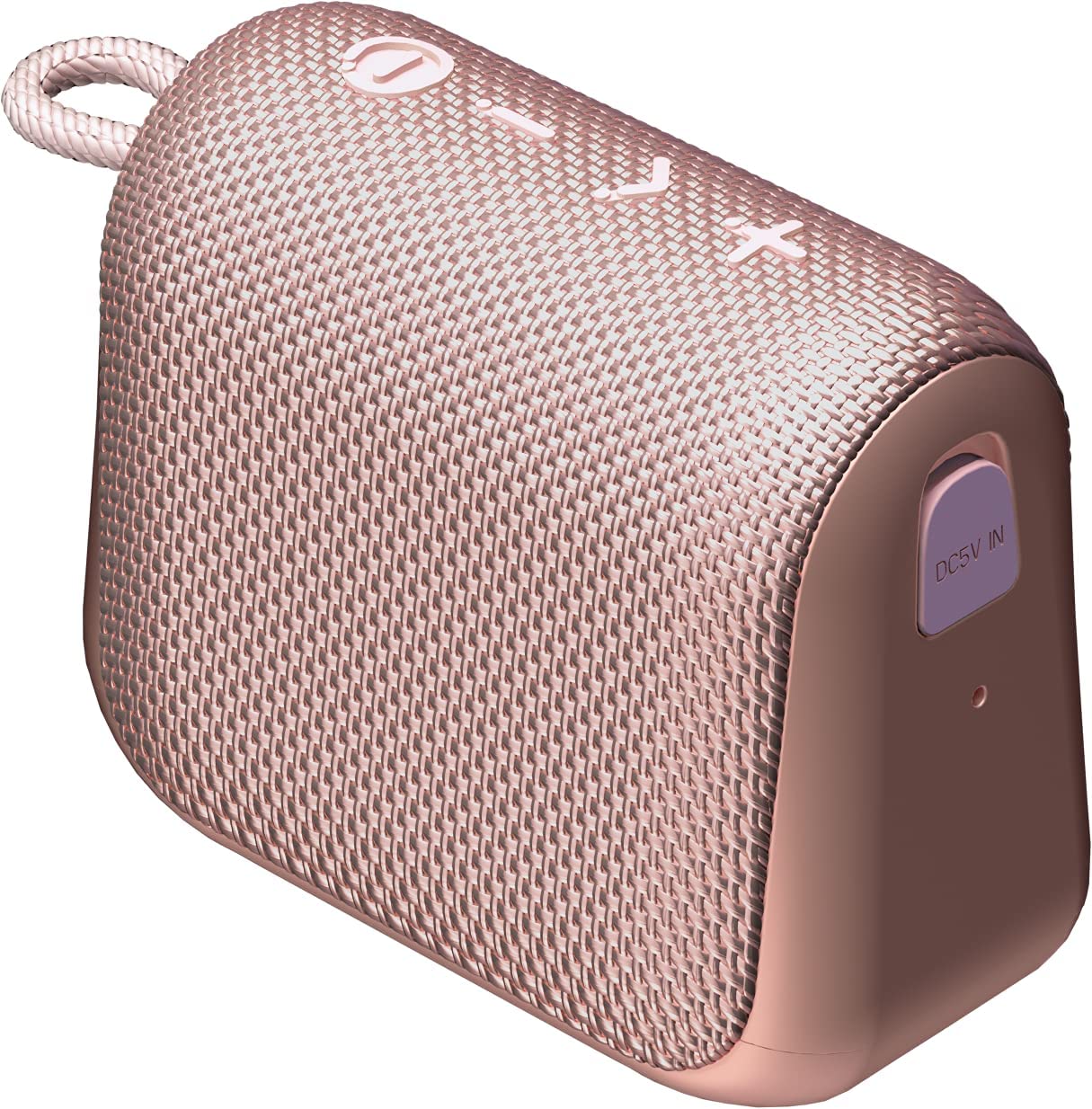 Raycon Everyday Speaker with Microphone IP67 Dustproof and Waterproof TWS Multilink Bluetooth 5.0 Portable Outdoor Wireless Speaker for Home, Outdoors, Travel (Rose Gold)