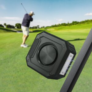 pilsamas golf speaker, golf cart speakers bluetooth, portable bluetooth speaker - magnetic, 15w loud with bass, outdoor ipx7 waterproof bluetooth speaker, wireless speaker, golf cart accessories