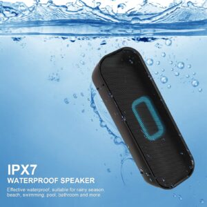 LFS Bluetooth Speakers, Portable Wireless Speaker, 20W Sound, 20H Playtime, IPX7 Waterproof Shower Speaker, Wireless Stereo Pairing Small Speaker for Home, Travel, Outdoor, Beach