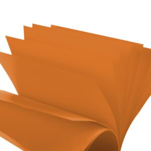 JAM PAPER Colored 24lb Paper - 90 gsm - 8.5 x 11 - Ultra Orange - 50 Sheets/Pack