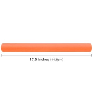 RUSPEPA Kraft Paper Roll - 17.5 inches x 32.8 feet - Recyclable Paper Perfect for Wrapping, Craft, Packing, Floor Covering, Dunnage, Parcel, Table Runner, Orange