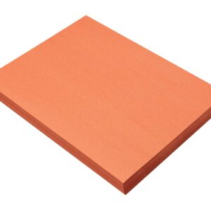 SunWorks Heavyweight Construction Paper, 9 x 12 Inches, Yellow-Orange, 100 Sheets