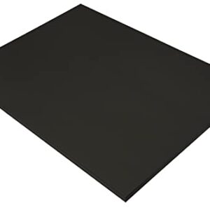 Prang (Formerly SunWorks) Construction Paper, Black, 18" x 24", 50 Sheets