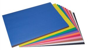 prang (formerly sunworks) construction paper, 10 assorted colors, 18" x 24", 100 sheets