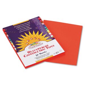 construction paper, 58 lbs., 9 x 12, 50 sheets/pack [set of 4]