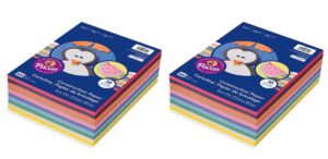 pacon 9 x 12, 6555 rainbow super value construction paper ream, assorted, 500 sheets (2 pack)