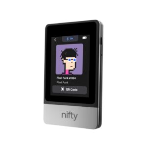 secux nifty - award-winning all-in-one nft & crypto hardware wallet with a 2.8” color touchscreen and 5000+ coins, tokens and nfts support, beginners’ best choice