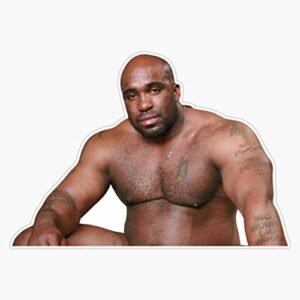 big dick black guy meme barry wood sticker bumper sticker vinyl decal 5"