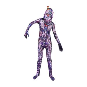 brigcalki five ennard costume for kids boys sister location jumpsuit creepy halloween cosplay party bodysuit 5-12 years