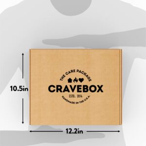 CRAVEBOX Snacks Box Variety Pack Care Package (65 Count) Finals Treats Gift Basket Boxes Pack Adults Kids Grandkids Guys Girls Women Men Boyfriend Birthday Cookies Chips Teenage Mix College Student Food Sampler Office School