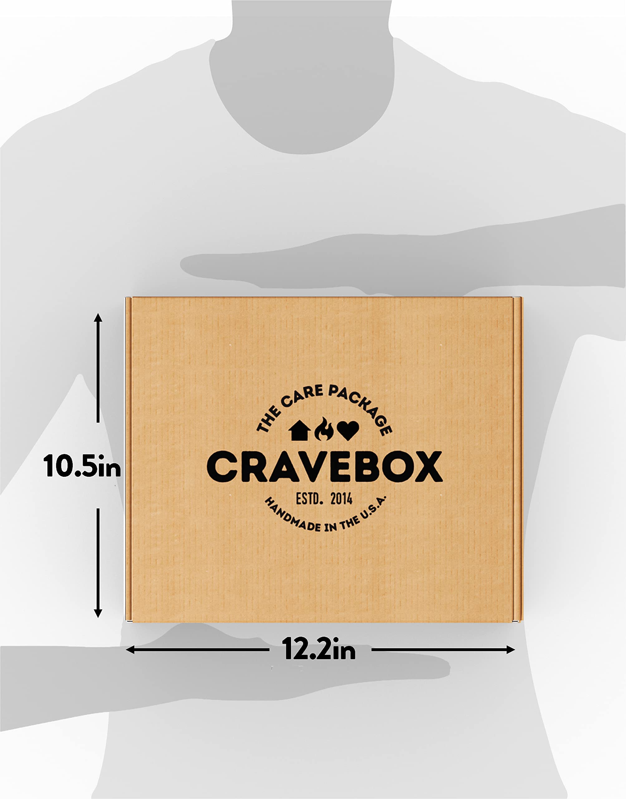 CRAVEBOX Snacks Box Variety Pack Care Package (65 Count) Finals Treats Gift Basket Boxes Pack Adults Kids Grandkids Guys Girls Women Men Boyfriend Birthday Cookies Chips Teenage Mix College Student Food Sampler Office School