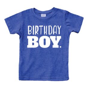 birthday boy shirt toddler boys outfit first happy 2t 3t 4 year old 5 kids 6th (charcoal blue, 12 months)