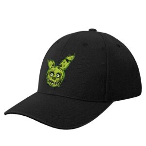 game hat five nights springtrap logo cap dad cotton hats adjustable baseball caps for men black