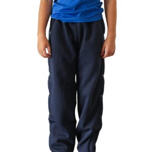 Funny Guy Mugs Retro Tearaway Sweatpants - Premium Breakaway Pants (Navy Blue, Youth Medium)