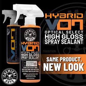 Chemical Guys WAC_808 Hybrid V7 Optical Select High Gloss Spray Sealant & Quick Detailer (Safe for All Finishes Including Ceramic Coatings), 128 fl oz (1 Gallon), Orange Scent