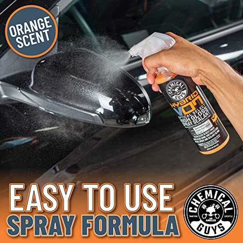 Chemical Guys WAC_808 Hybrid V7 Optical Select High Gloss Spray Sealant & Quick Detailer (Safe for All Finishes Including Ceramic Coatings), 128 fl oz (1 Gallon), Orange Scent