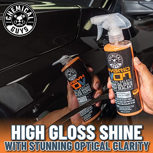 Chemical Guys WAC_808 Hybrid V7 Optical Select High Gloss Spray Sealant & Quick Detailer (Safe for All Finishes Including Ceramic Coatings), 128 fl oz (1 Gallon), Orange Scent