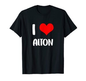 i love alton valentine sorry ladies guys heart belongs 5 t-shirt