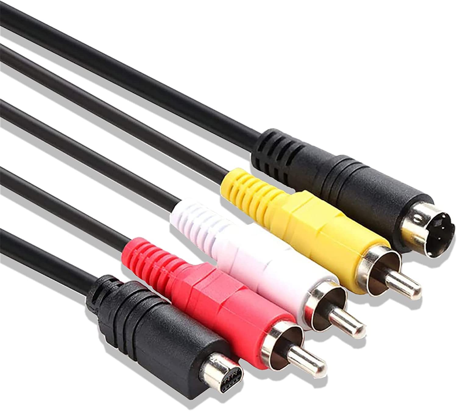 Guy-Tech 5ft AV A/V Audio Video TV Cable/Cord Compatible with Camcorder Handycam DCR-DVD305/e/v