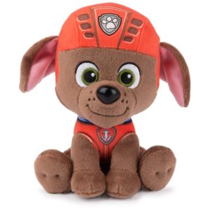 gund official paw patrol zuma in signature water rescue uniform plush toy, stuffed animal for ages 1 and up, 6" (styles may vary)