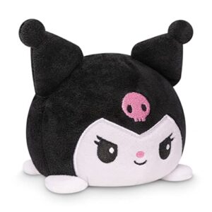 teeturtle - the officially licensed original sanrio plushie - my melody + kuromi - cute sensory fidget stuffed animals that show your mood