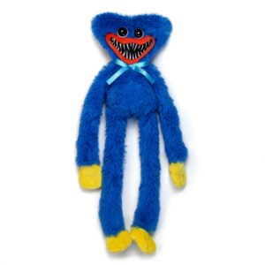 poppy playtime huggy wuggy plush doll - collectible toy for all ages (14" scary huggy wuggy)