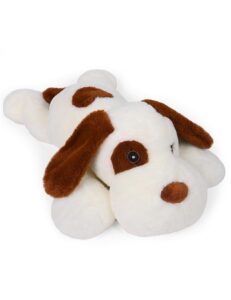 gubuy 5 lb weighted animal plush, 24in weighted cute dog plushie toy dolls pillows (dog)