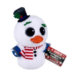 Funko Plush! FNAF Five Nights at Freddy's - Set of 4 - Holiday Elf Bonnie, Holiday Snowman Chica, Holiday Gingerbread Foxy and Holiday Santa Freddy