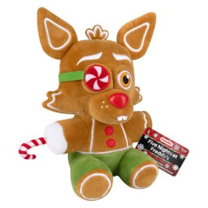 Funko Plush! FNAF Five Nights at Freddy's - Set of 4 - Holiday Elf Bonnie, Holiday Snowman Chica, Holiday Gingerbread Foxy and Holiday Santa Freddy