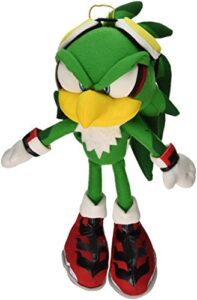 great eastern ge-52524 sonic the hedgehog jet the hawk 12" plush doll