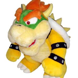 Little Buddy Super Mario All Star Collection 1423 Bowser Stuffed Plush, 10",Multi-Colored