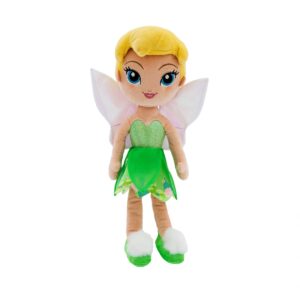 disney store official peter pan 15-inch tinker bell plush doll - authentic & soft fairy design - ideal collectible & gift for fans & kids of all ages