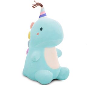 henxing 10in dinosaur plush toys, cute stuffed animal toy, soft dinosaurs plush doll gifts for boys girls adults christmas birthday gifts perfect present