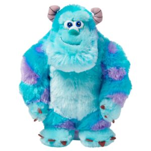 disney store official sulley plush toy - soft 9-inch cuddly monster from pixar's monsters, inc. - iconic blue & purple design - perfect collectible & cozy companion for fans and kids everywhere