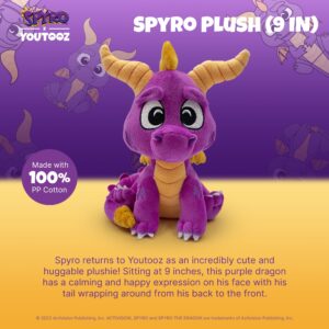 Youtooz Spyro Plush 9" inch, Very Soft Spyro Sitting Based on Video Game Spyro by Youtooz Plush Collection