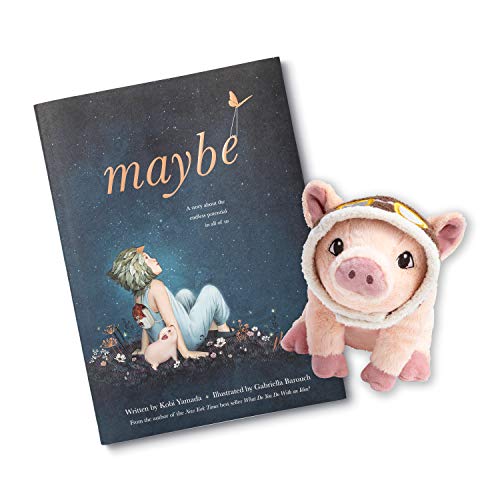 Compendium Flying Pig Plush A Cute Stuffed Animal Companion to The Book Maybe 5″W x 6. 5″H x 9. 25″D