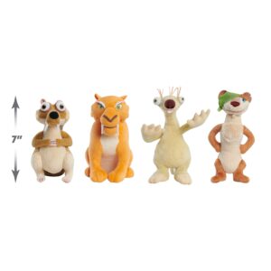 Just Play The Ice Age Adventures of Buck Wild Collector 4-Piece Small Plushie Stuffed Animal Set, Kids Toys for Ages 3 Up, Amazon Exclusive