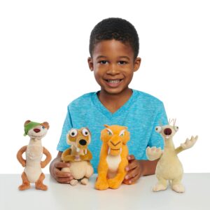 Just Play The Ice Age Adventures of Buck Wild Collector 4-Piece Small Plushie Stuffed Animal Set, Kids Toys for Ages 3 Up, Amazon Exclusive