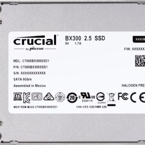 Crucial BX300 240GB 3D NAND SATA 2.5 Inch Internal SSD - CT240BX300SSD1